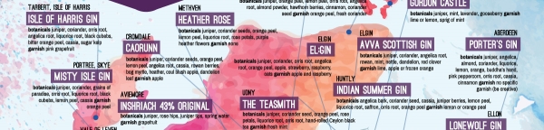 New Gin Map of Scotland | Travel Distilled