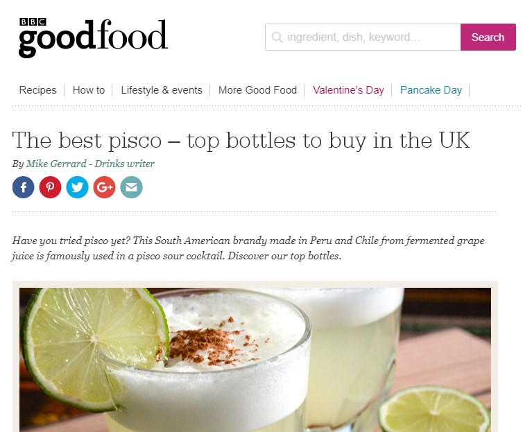 Best Piscos in the UK | Travel Distilled