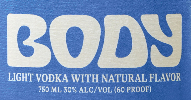 BODY Low-Alcohol Vodka | Travel Distilled